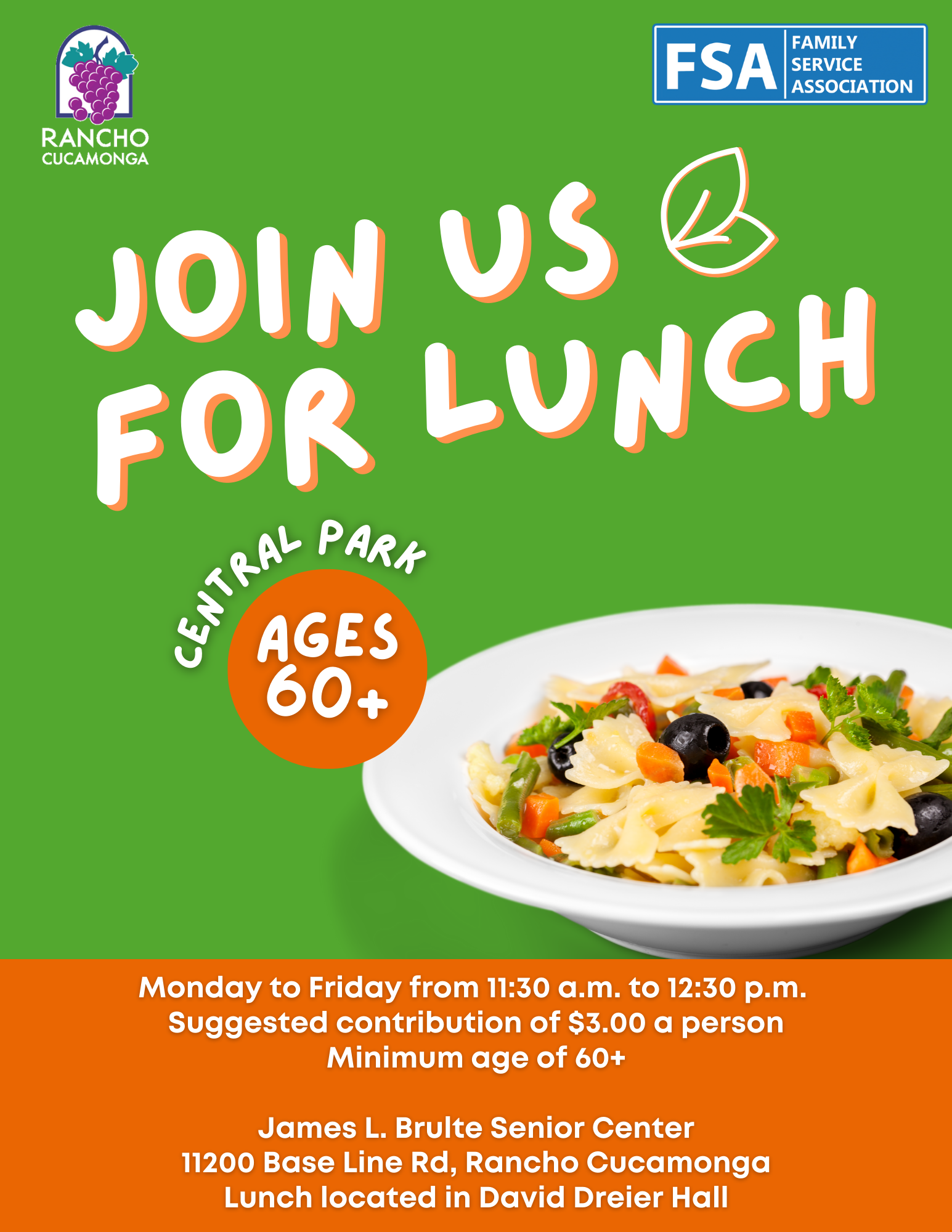 Seniors | City of Rancho Cucamonga